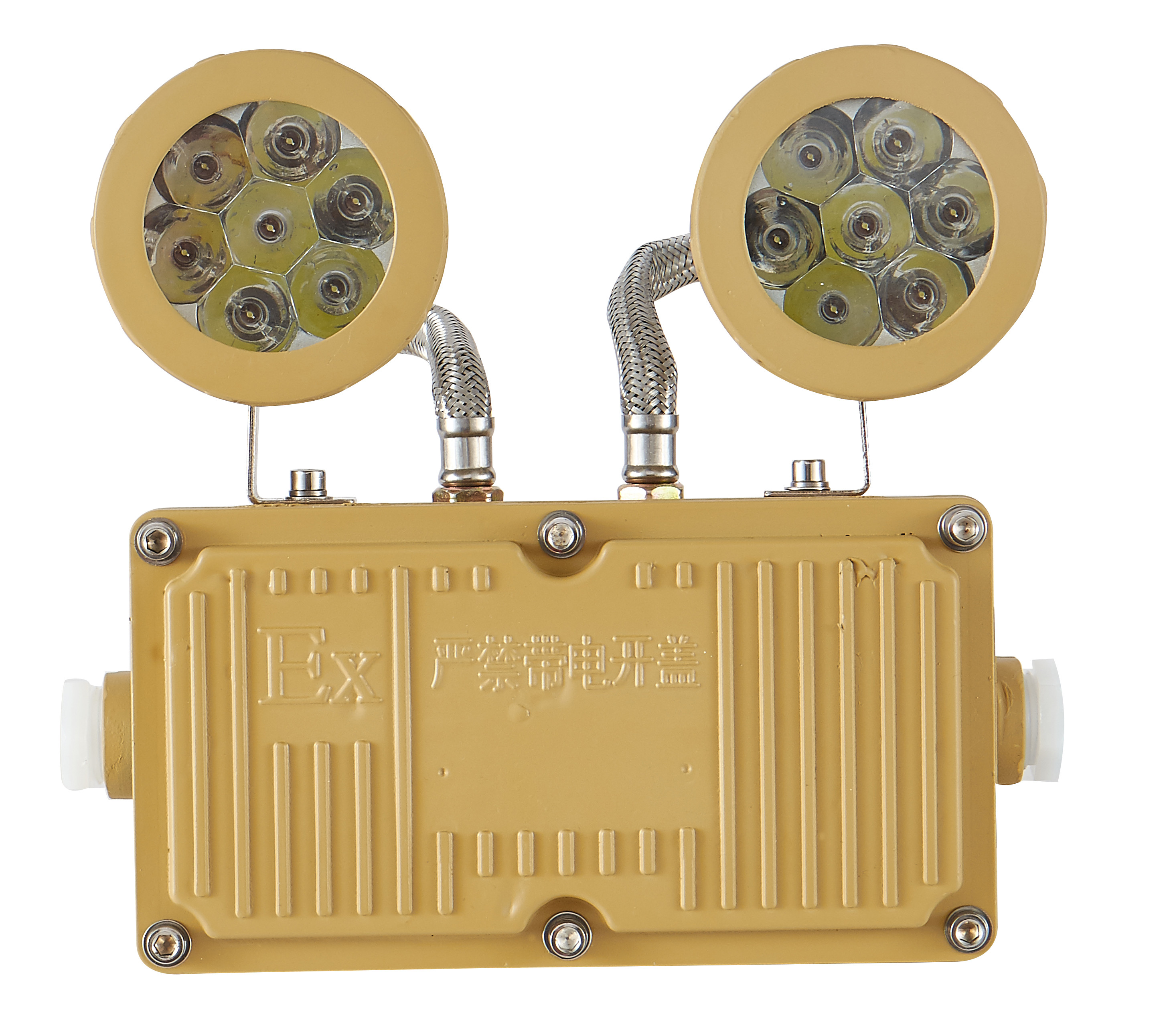 Aluminum Twins Head Explosion Proof Emergency Light DC 3.6V NEW-FBB005-2