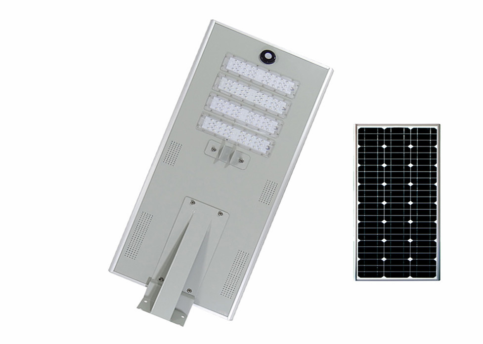 10000LM Waterproof 120W Integrated Solar LED Street Light DC Infrared ...